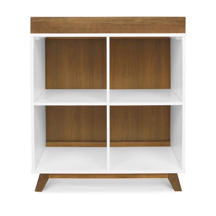 DaVinci Otto Convertible Changing Table and Cubby Bookcase in White Walnut